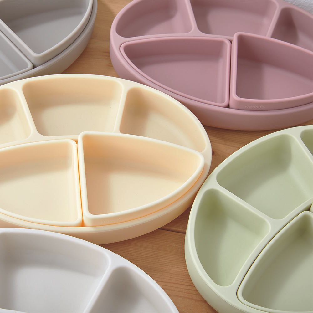 MODU'I - Silicone Suction Plate Divider | ToppingsKids | No.1 suction ...
